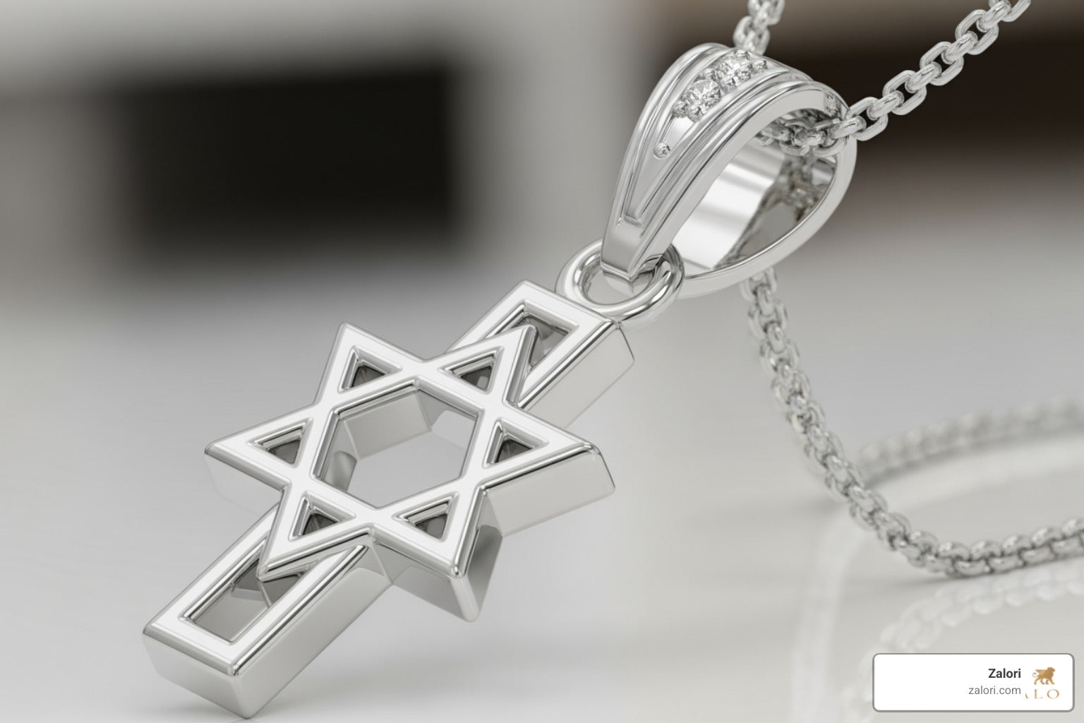 Sacred Style: White Gold Religious Medals & Pendants for Every Belief ...