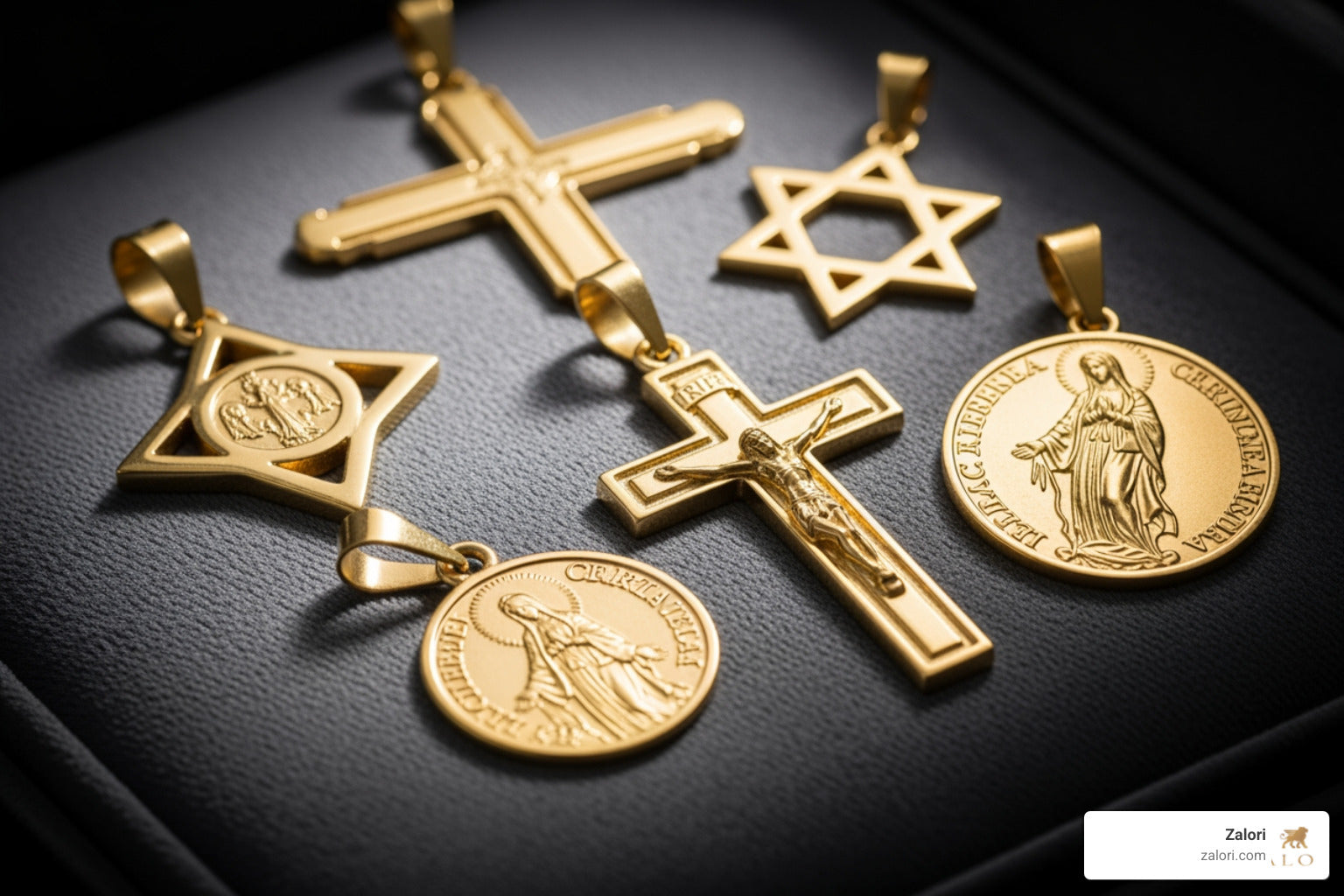Religious Gold Pendants: The Ultimate 10-22K Guide – Zalori